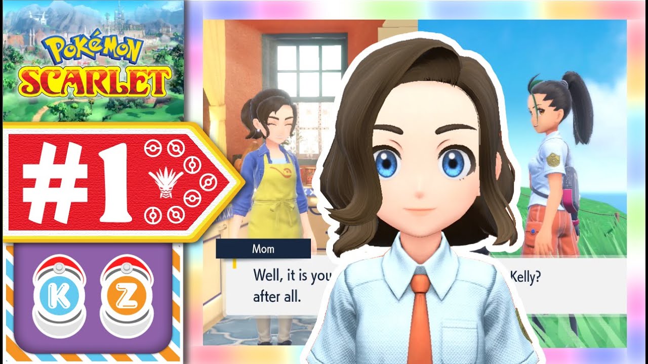 POKEMON SCARLET #1 || HELLO PALDEA! My Name is Kelly!! - YouTube