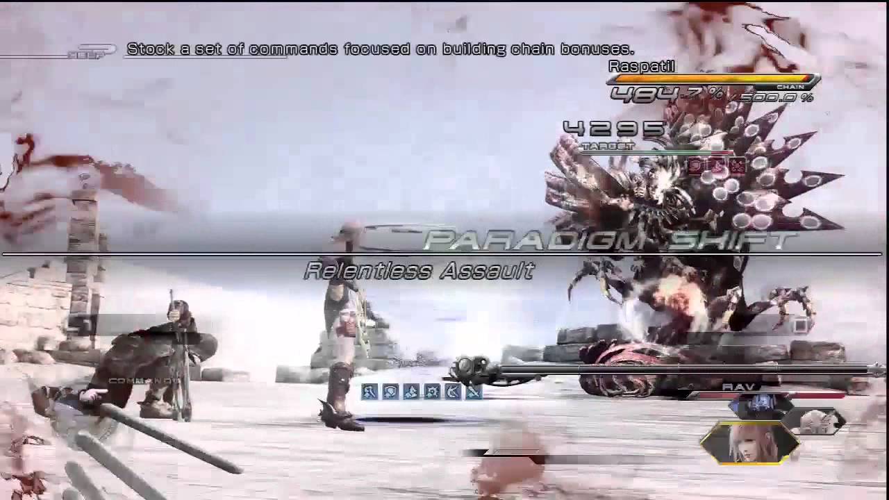 Final Fantasy XIII-2 - PSSR DLC - Lightning vs. Raspatil (Gil Farming ...