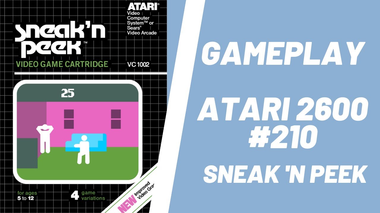 Playing Every Atari Game #210 - Sneak 'n Peek Gameplay HD - YouTube