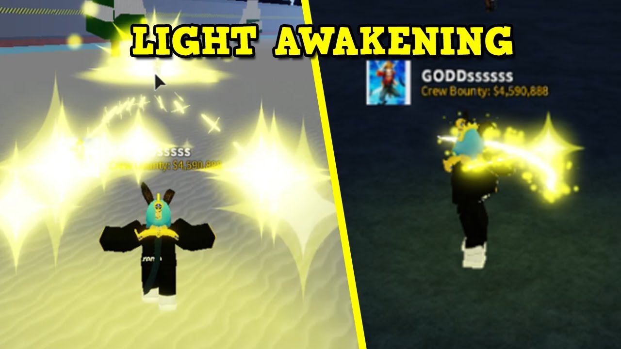 LIGHT RAID | Light Awakening Showcase - Blox Fruits - YouTube