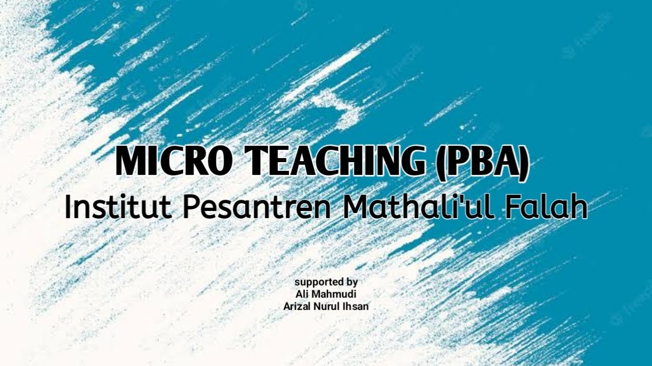 PELATIHAN MENGAJAR MAHASISWA PBA IPMAFA SEMESTER 6 - YouTube