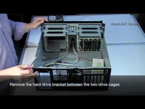 How to Install an Internal 3.5" HDD in your D-400 Chassis - YouTube