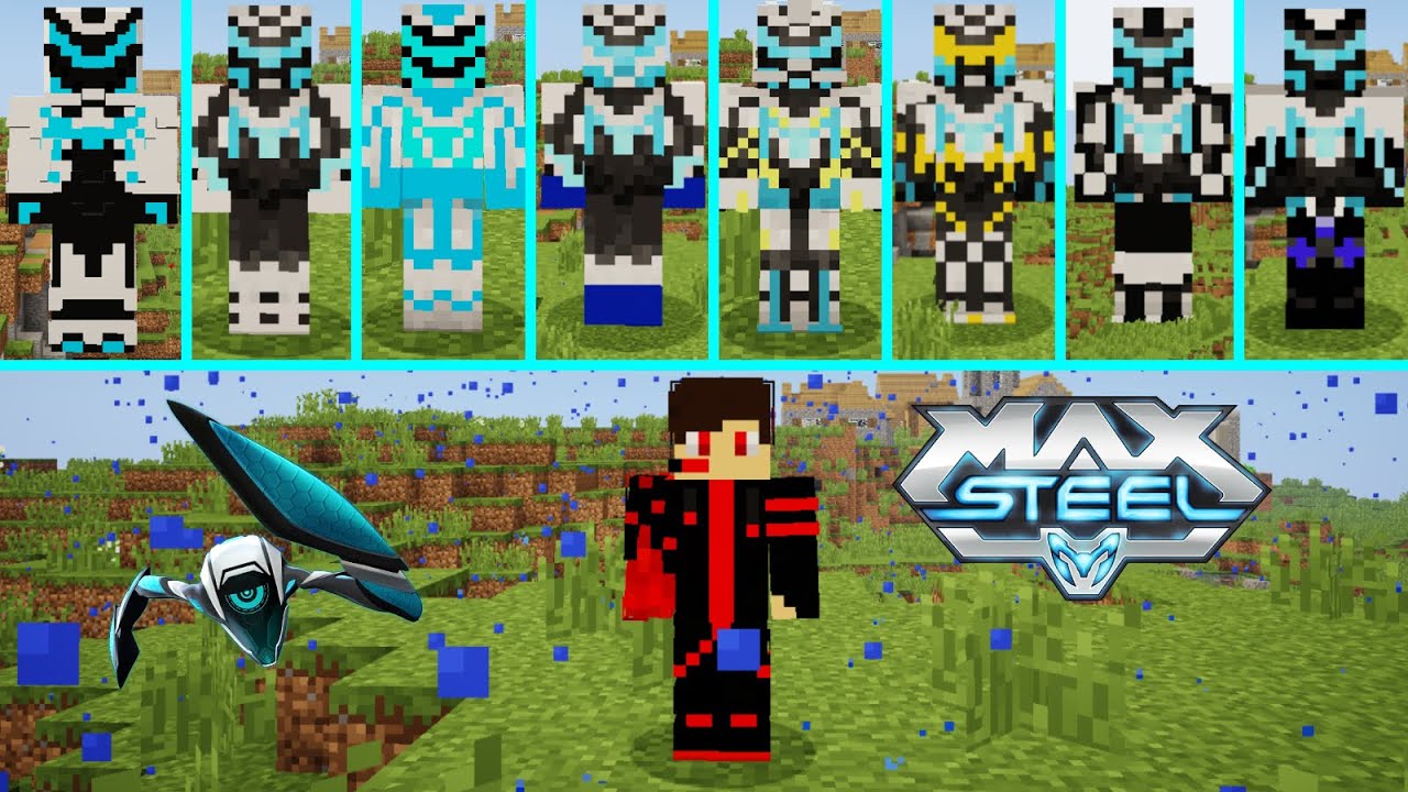 MOD/ADDON DO MAX STEEL NO MINECRAFT!! - YouTube