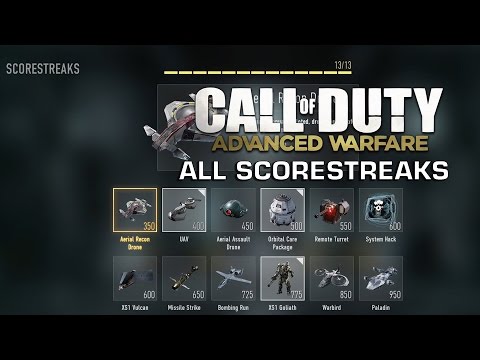 Scorestreaks - CoD Advanced Warfare Gameplay - YouTube