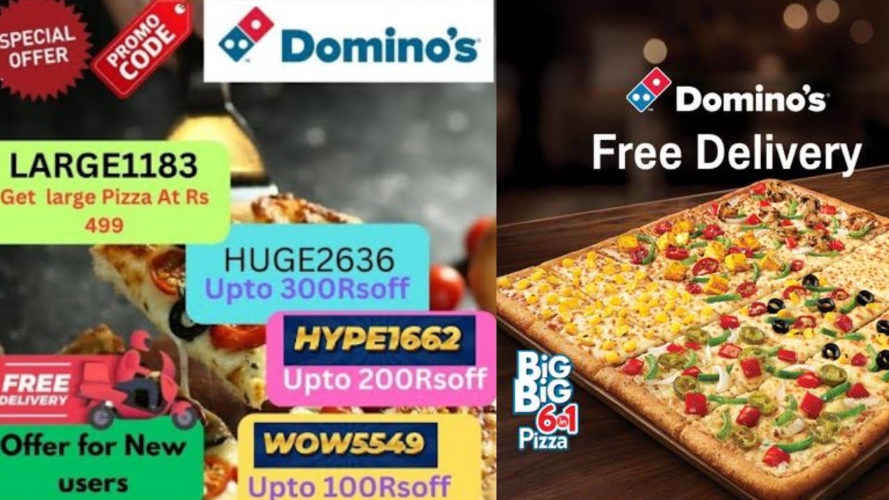 Domino's pizza 🍕 coupon code |Domino's promo code 2025| Domino's pizza ...