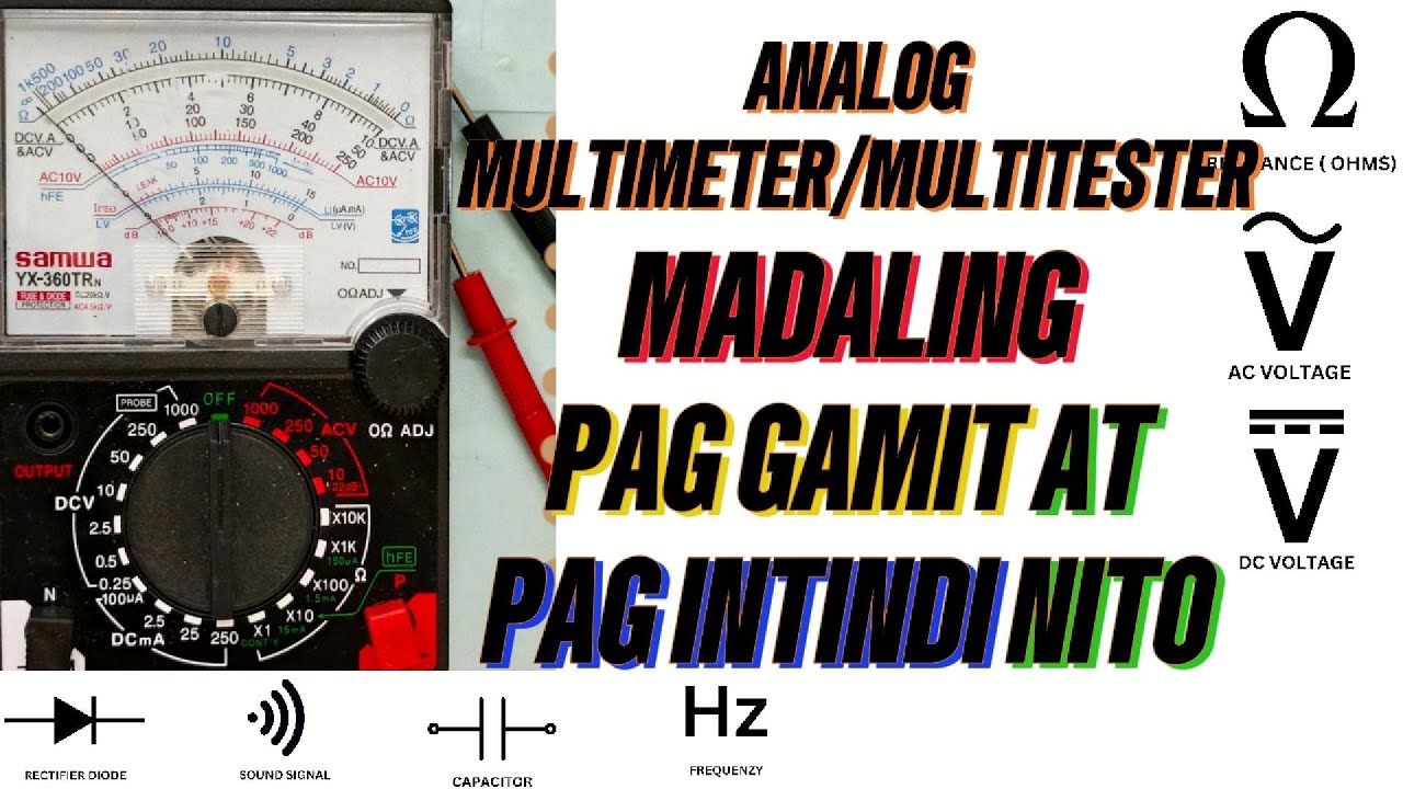 PAANO GAMITIN ANG MULTITESTER?| HOW TO READ VALUES| matoto kahit di ka ...