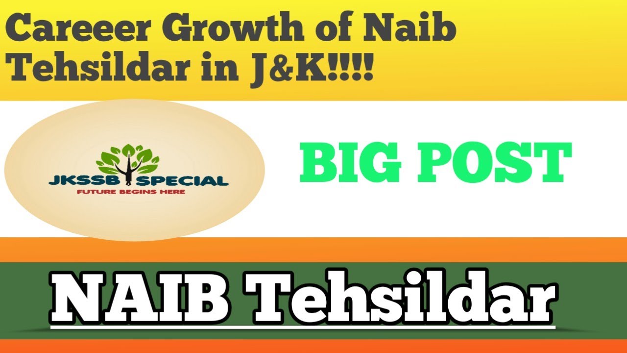 Career Growth of Naib Tehsildar!! Big Post. - YouTube
