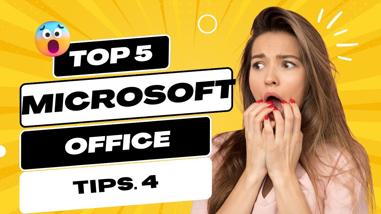 Microsoft office Tips 4 - YouTube
