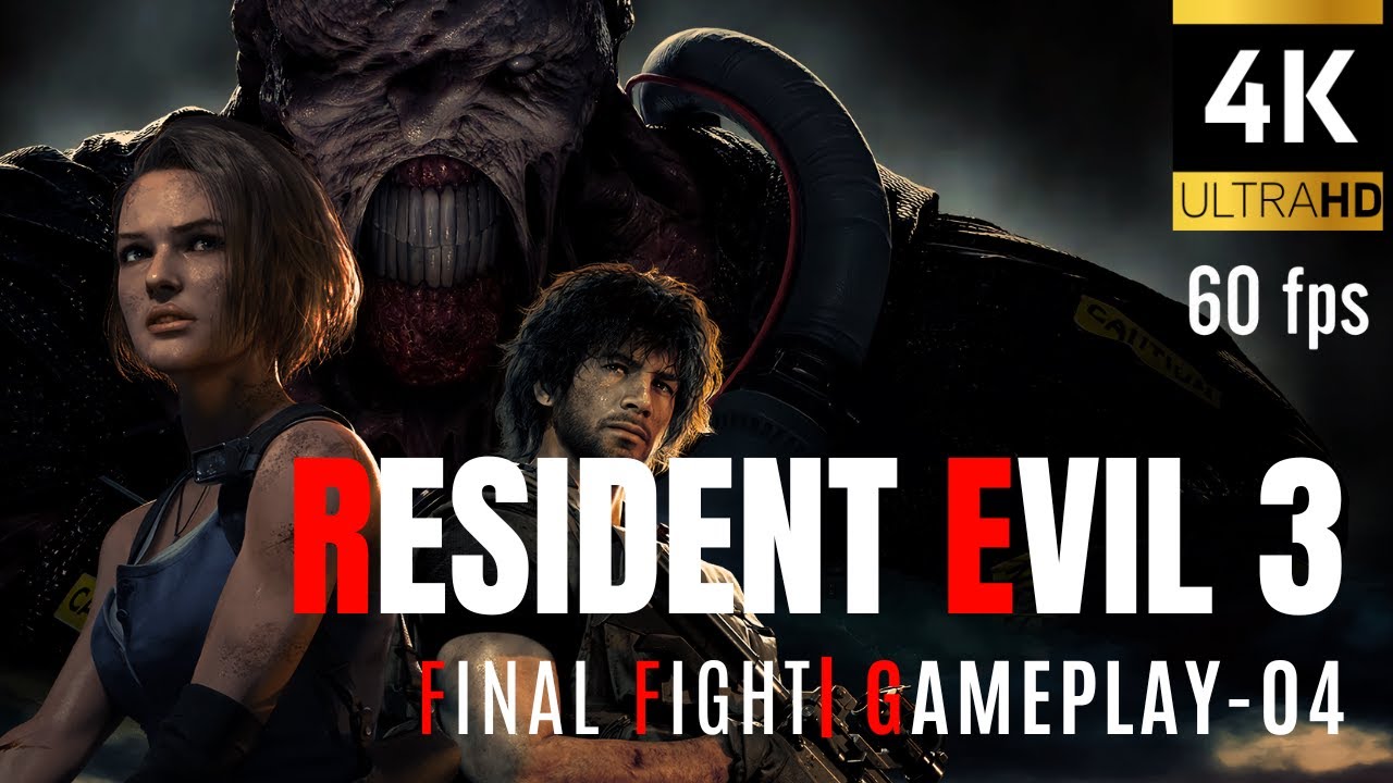 Resident Evil 3 Remake Gameplay PART - 04| Final Fight (PS5) 4K 60FPS ...