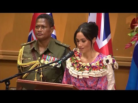 Meghan Markle Rushed Out of Fiji Market Amid Security Concerns