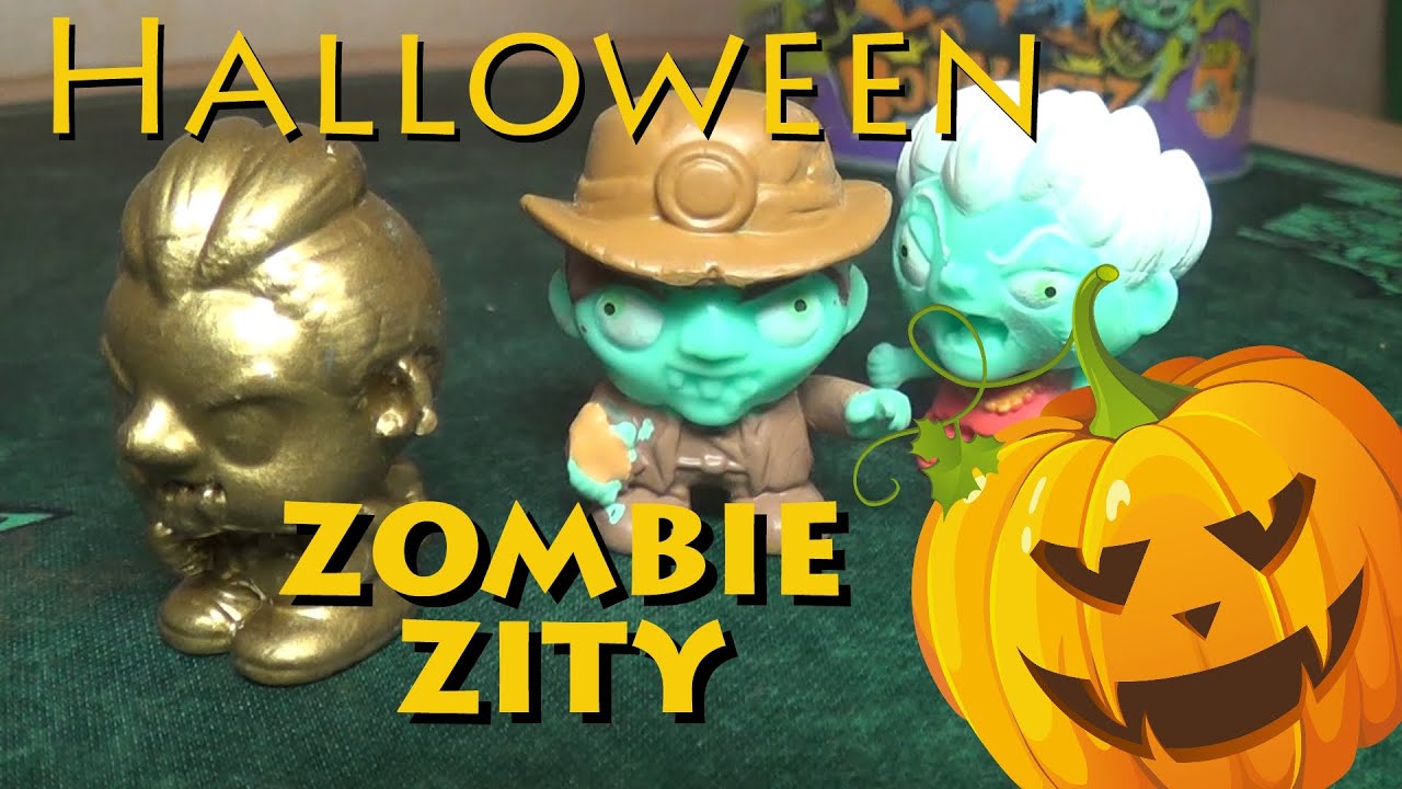 Хэллоуинские игрушки #1 - ZOMBIE ZITY - YouTube