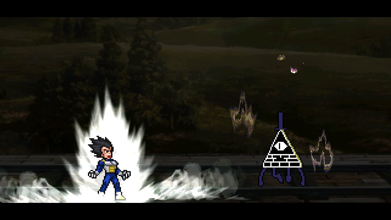 Mugen Mods: Vegeta Vs Bill Cipher (Normally) - YouTube