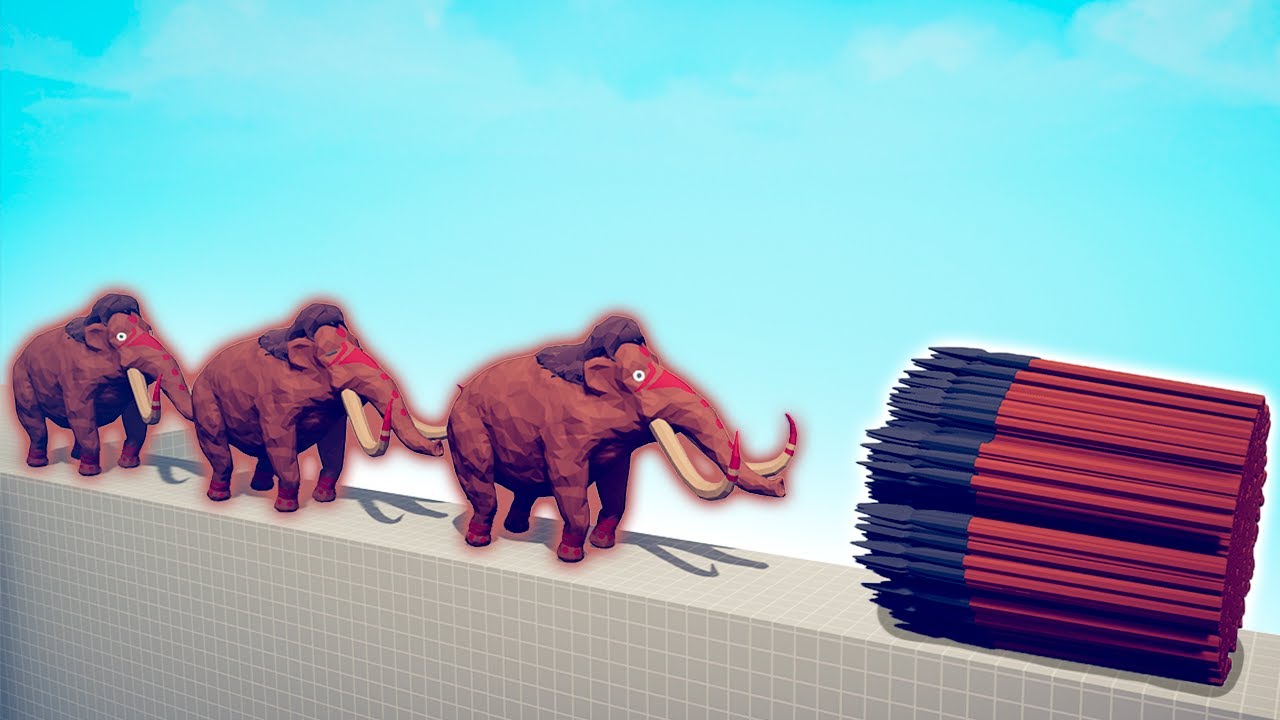 3x MAMMOTH vs EVERY GOD - TABS | Totally Accurate Battle Simulator 2024 ...