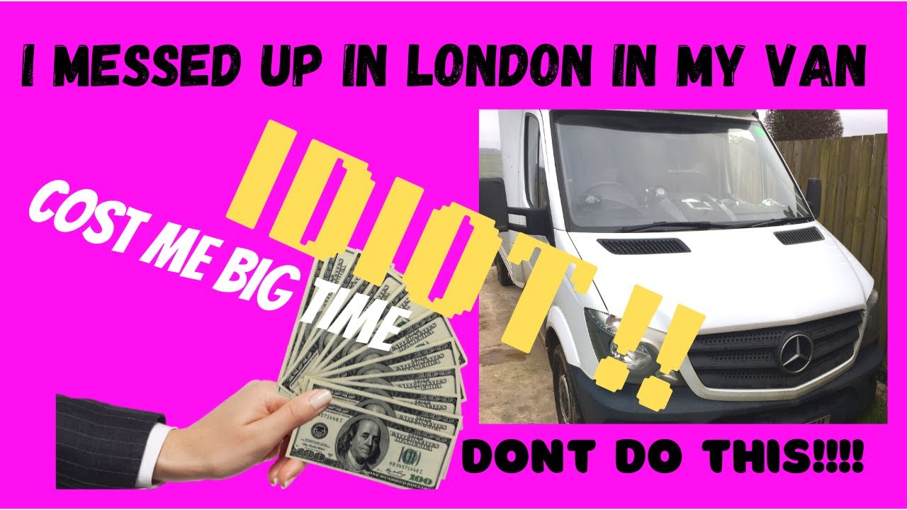 i messed up in London in my van | courier driving | live footage - YouTube