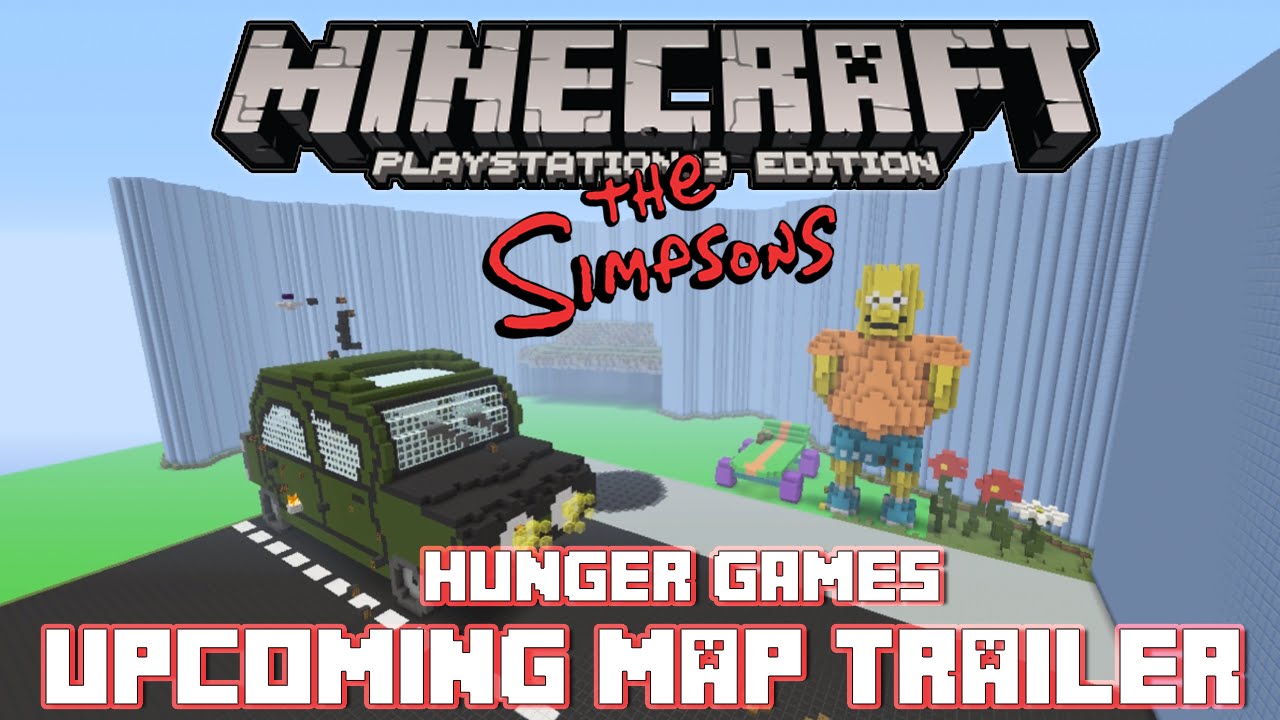 PS3/PS4 Minecraft Upcoming Map Release : The Simpsons Hunger Games ...