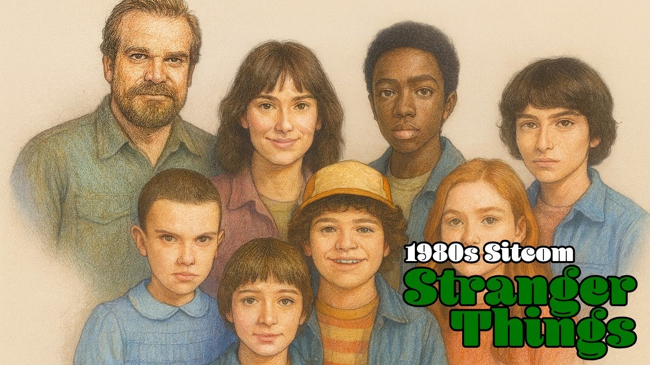 Stranger Things as an '80s Sitcom (Family Ties ReCut) - YouTube