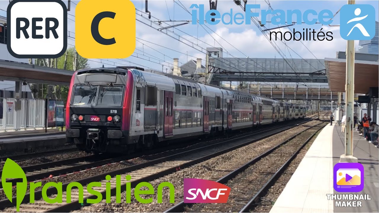 [RER C] double passage d’une Z20900 IDFM / Z20500 Transillien / Z8800 ...