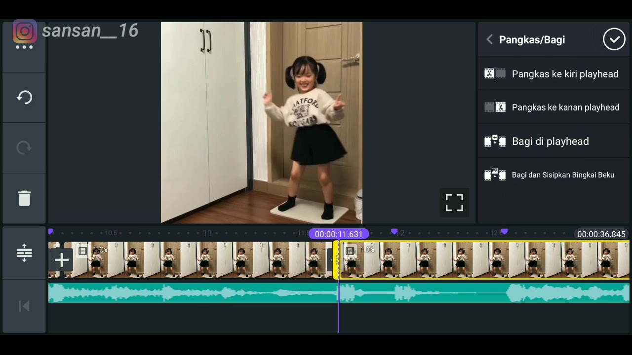 Tutorial edit velocity Di Kinemaster × Smooth Action cam - YouTube