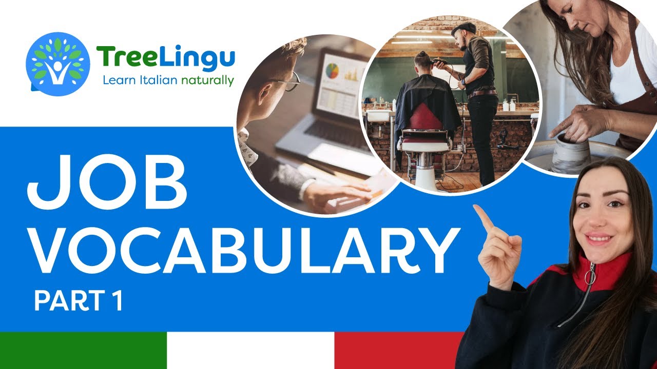 Job vocabulary in Italian pt.1 - Impara con Treelingu 🇮🇹 | Learn ...