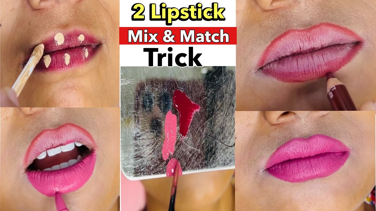 Lipstick को Mix & Match कैसे करें || Lipstick Mixing Tutorial || How To ...