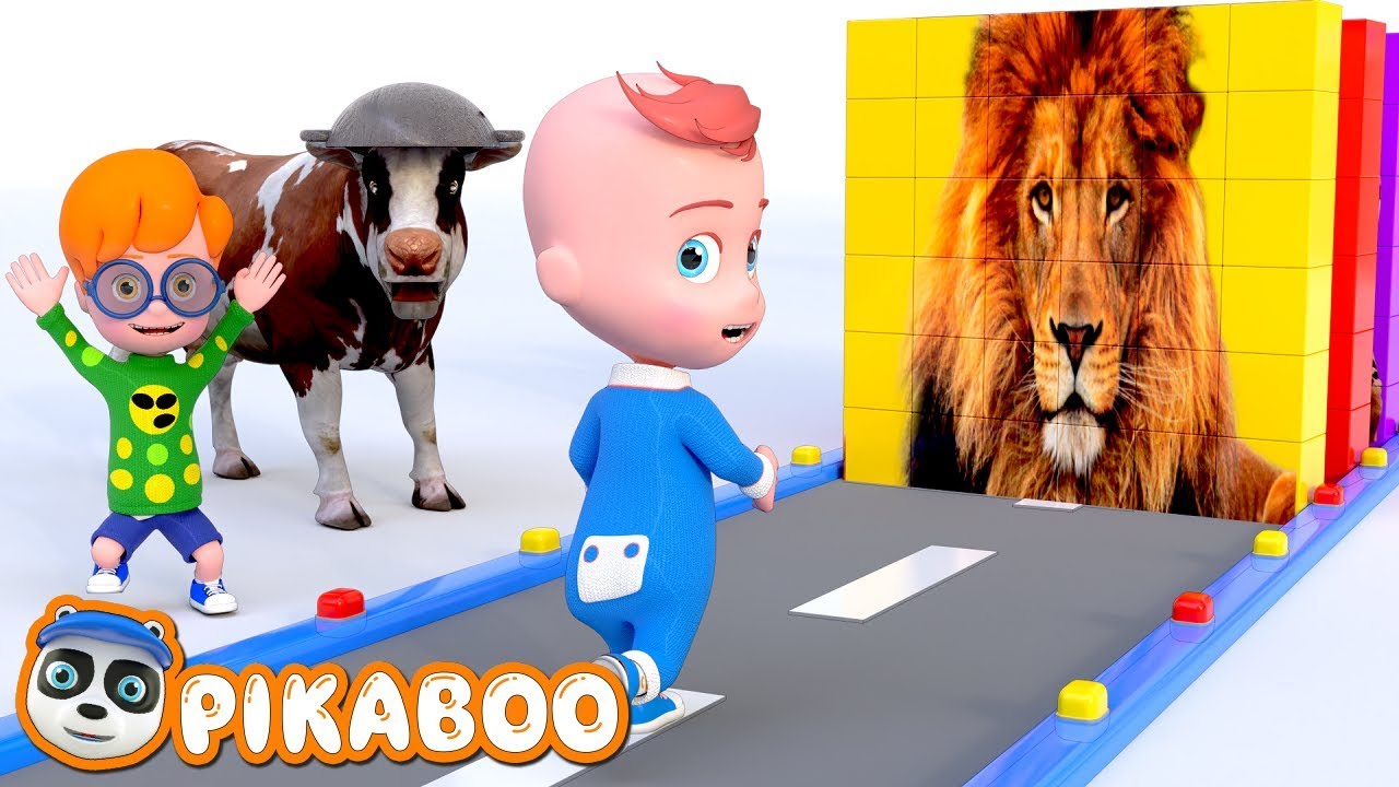 Learn Wild Animals and Fruits with Funny Baby Style PC Games | Pretend ...