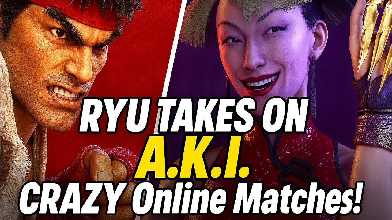 Can Ryu Handle A.K.I.’s Poison?! 💀 Epic Online Fights | SF6 - YouTube