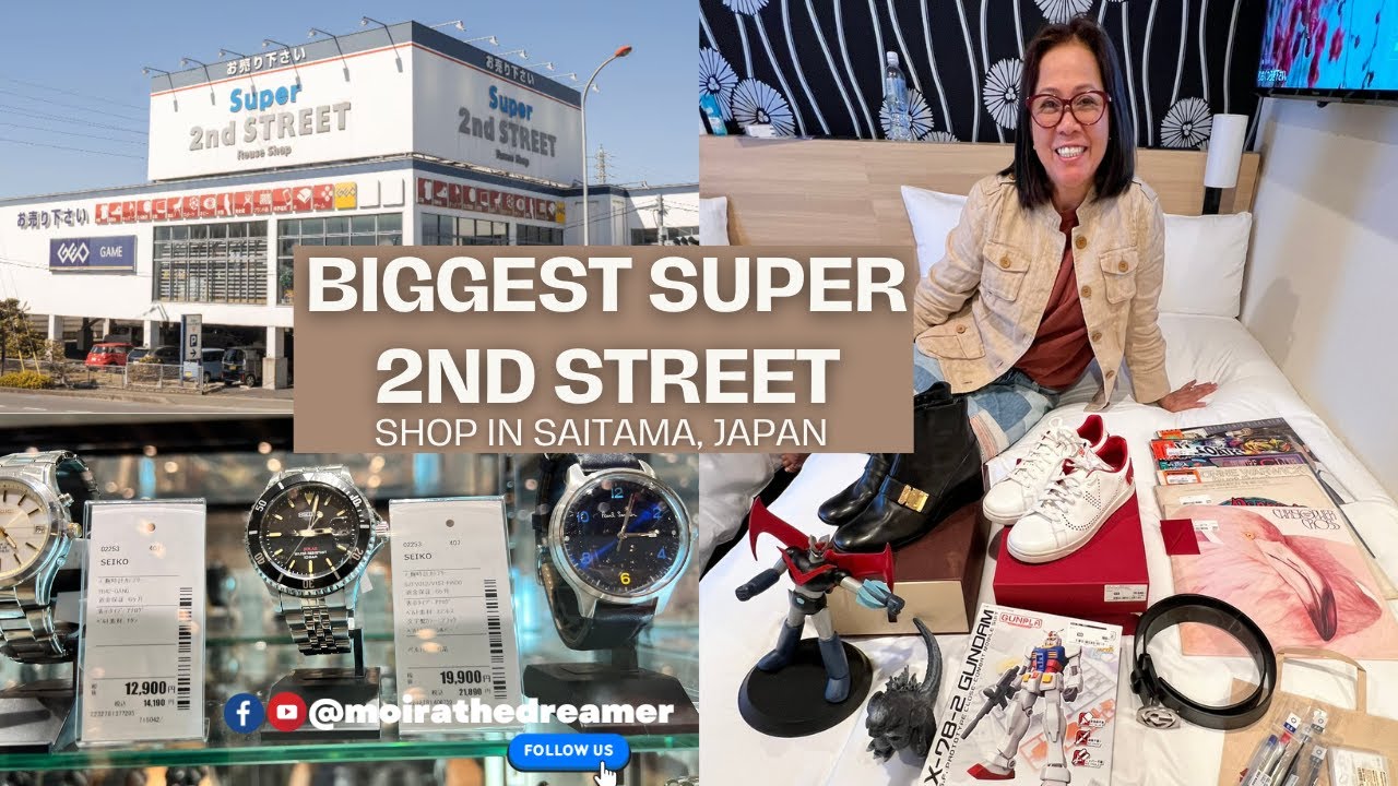 The BIGGEST SUPER 2nd Street Shop in Saitama Japan | Pinay in ATX - YouTube
