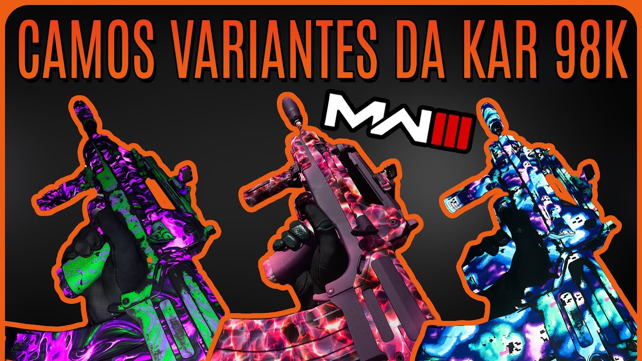 Liberando As Camos Variantes Do Mp Da Kar 98k Youtube
