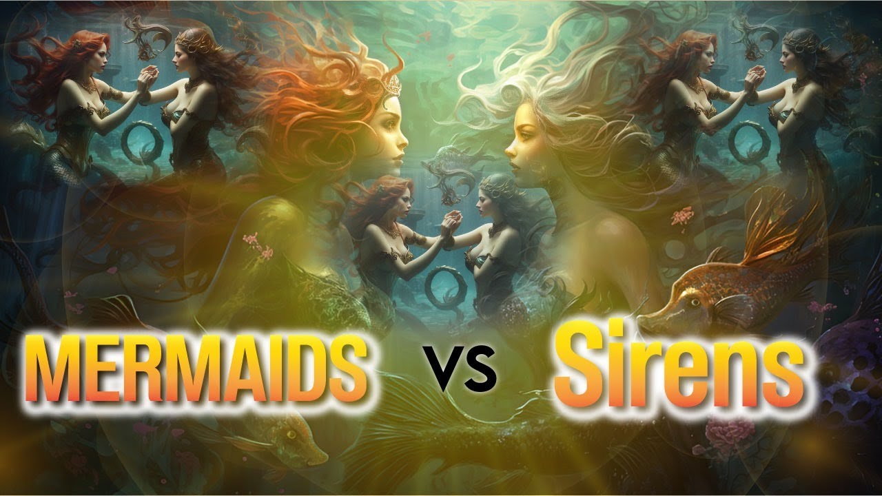 Mermaids vs Sirens - Distinct Features that Set Them Apart - YouTube