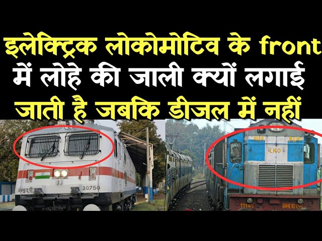 Indian Electric Train Front View