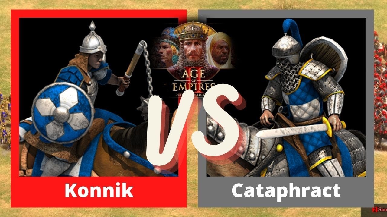 Konnik VS Cataphract (Bulgarians VS Byzantines) - Age of Empires 2 ...