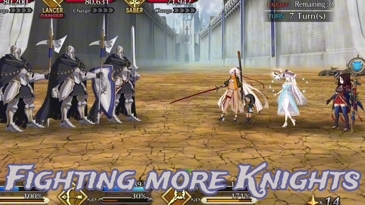 [FGO] Attacked by more Knights | Fate/Grand Order Playthrough - Camelot ...
