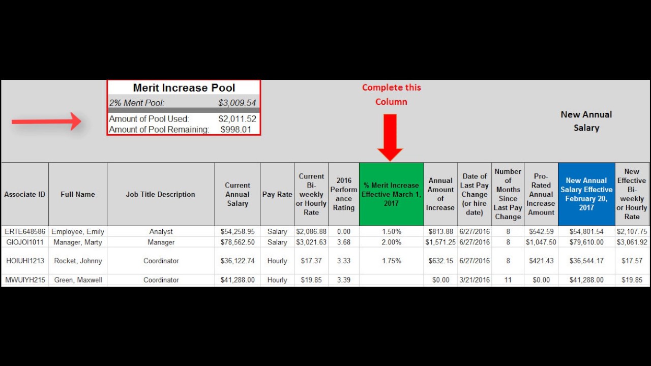 Bonus and Merit Process 01.31.17 - YouTube