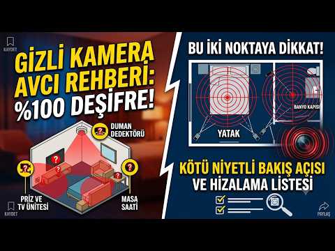 Airbnb ve Otellerde Gizli Kamera Nasıl Bulunur? (%100 Deşifre Rehberi)