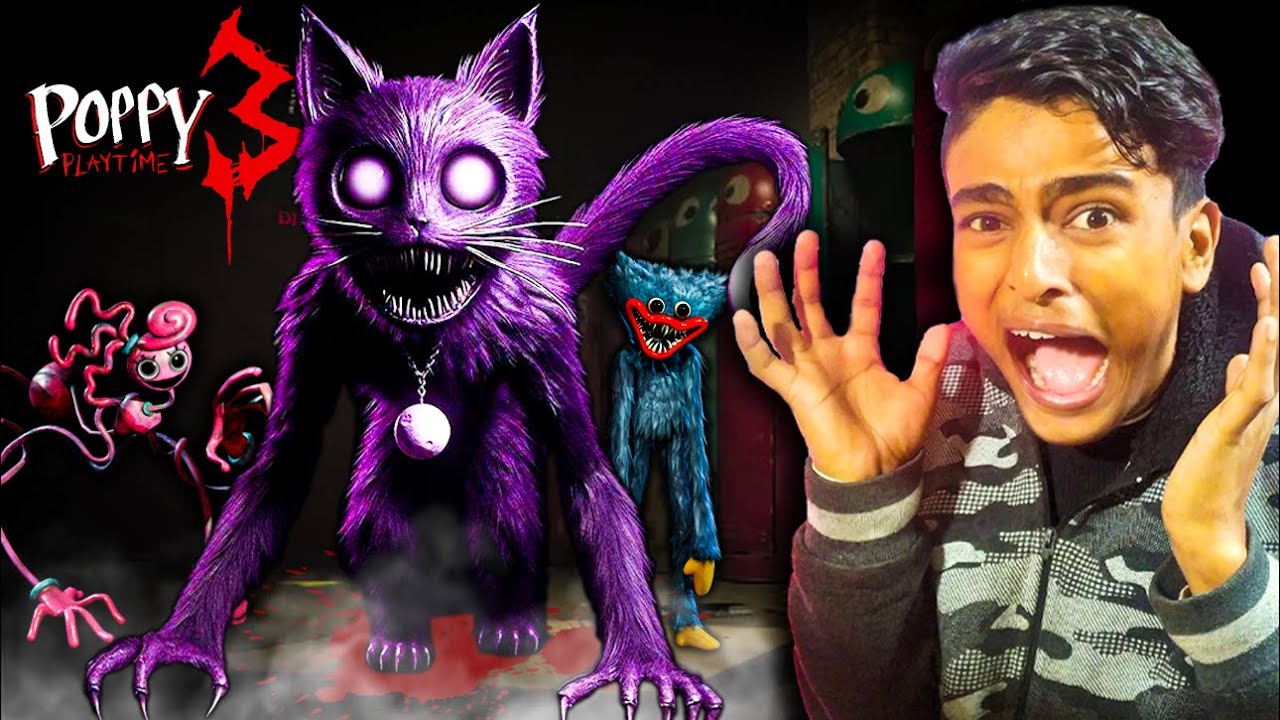 NEW MONSTER CATNAP IS SO SCARY || [POPPY PLAYTIME CHAPTER 3] (PART 1 ...