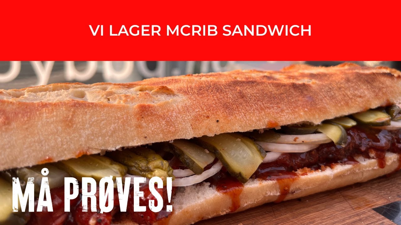 Vi lager den kjente McRib - YouTube