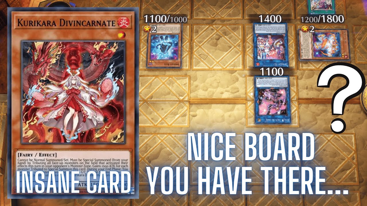 UNLEASHING THE POWER OF KURIKARA DIVINCARNATE IN YU-GI-OH! MASTER DUEL ...
