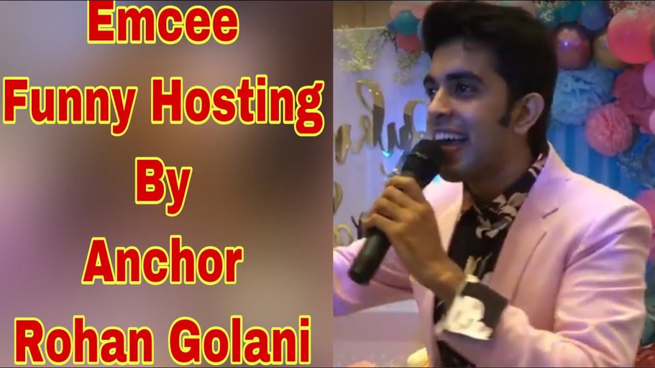 Emcee Rohan Golani Funny Hosting at Mumbai | Baby Shower Game | Emcee ...