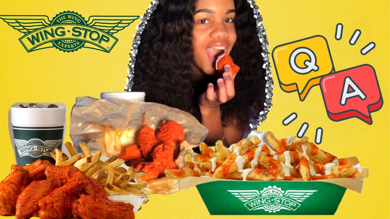 Wingstop Mukbang + Q&A (hilarious) - YouTube