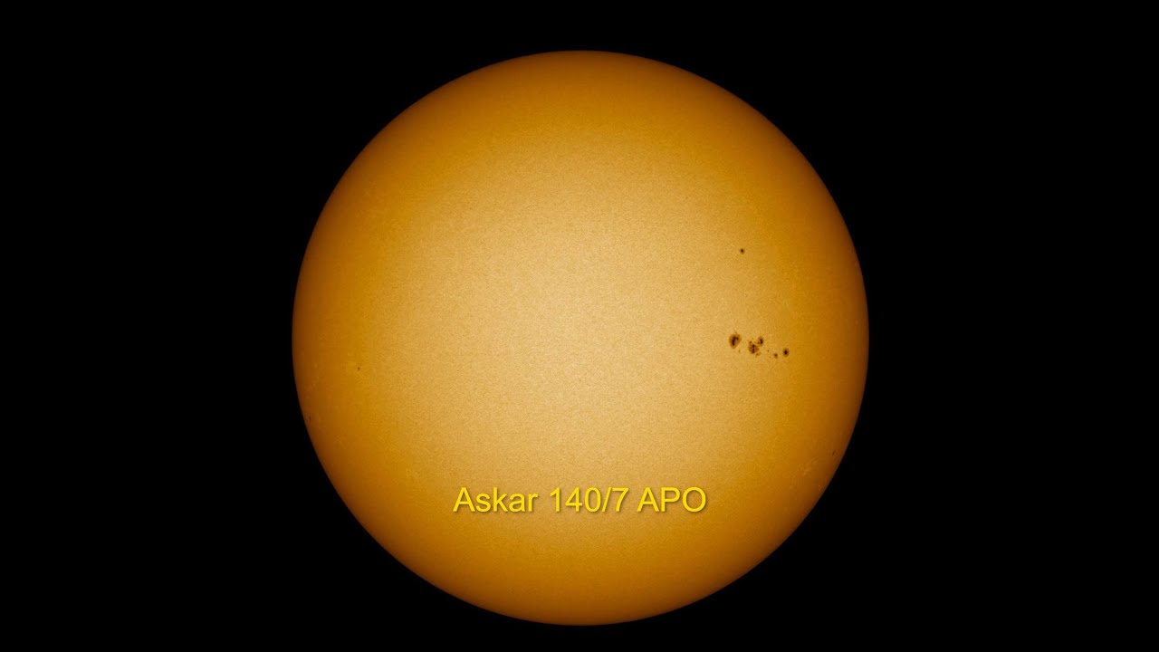 Askar 140 (F7) APO - YouTube