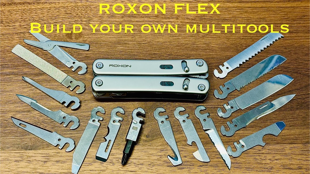 ROXON FLEX modular multitools full review and build your own EDC multitools - YouTube