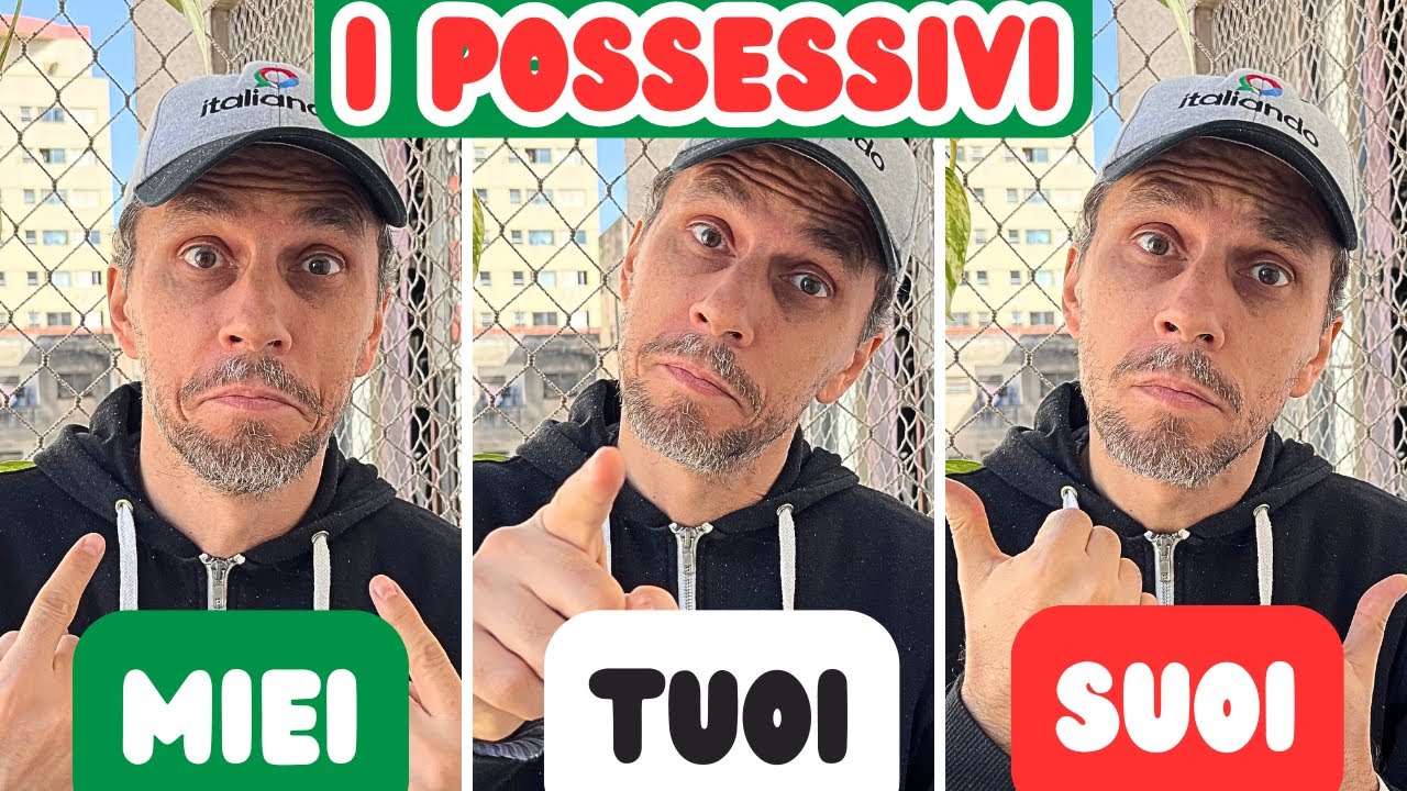 Aggettivi Possessivi in Italiano: mio, tuo, suo, nostri, loro ...
