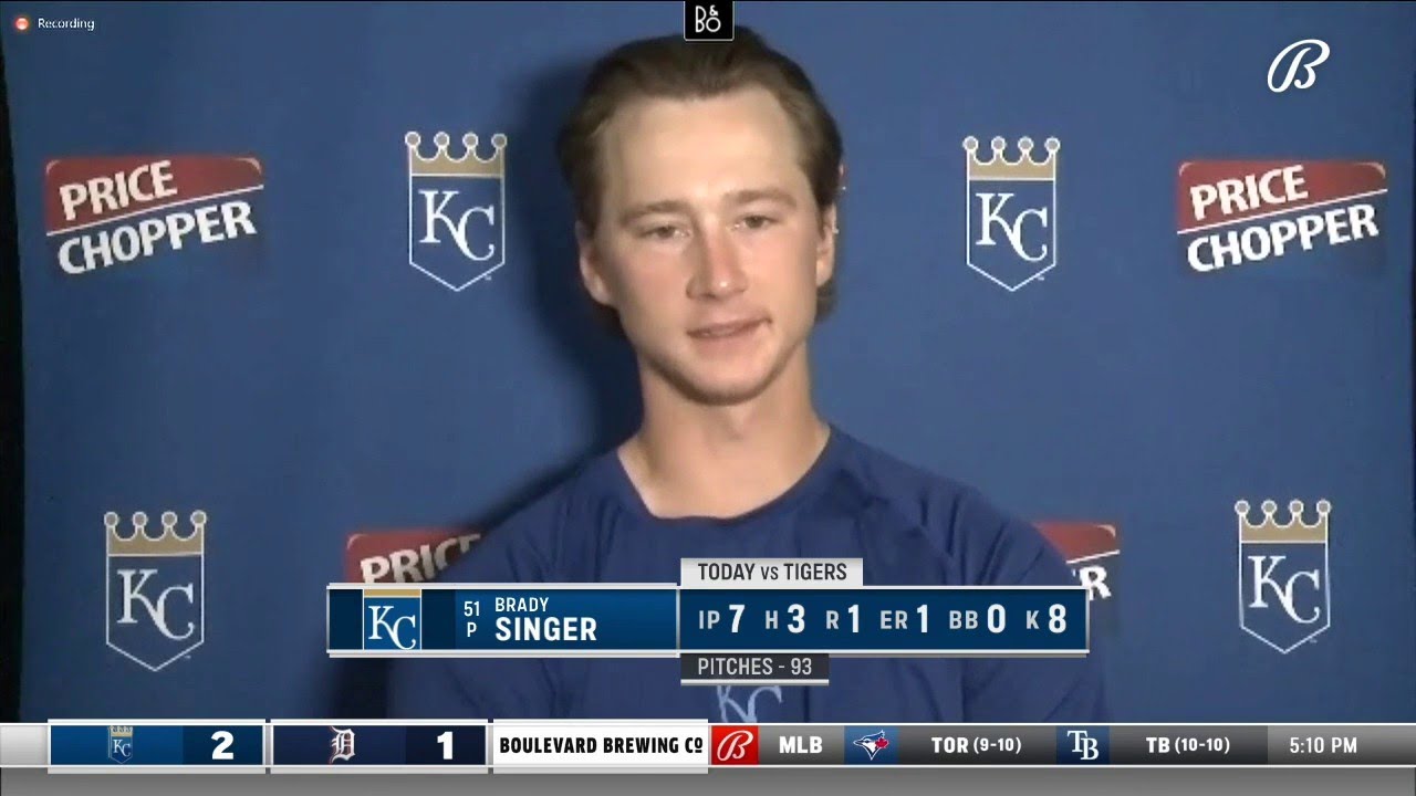 Singer: 'Fastball command feels really good' - YouTube