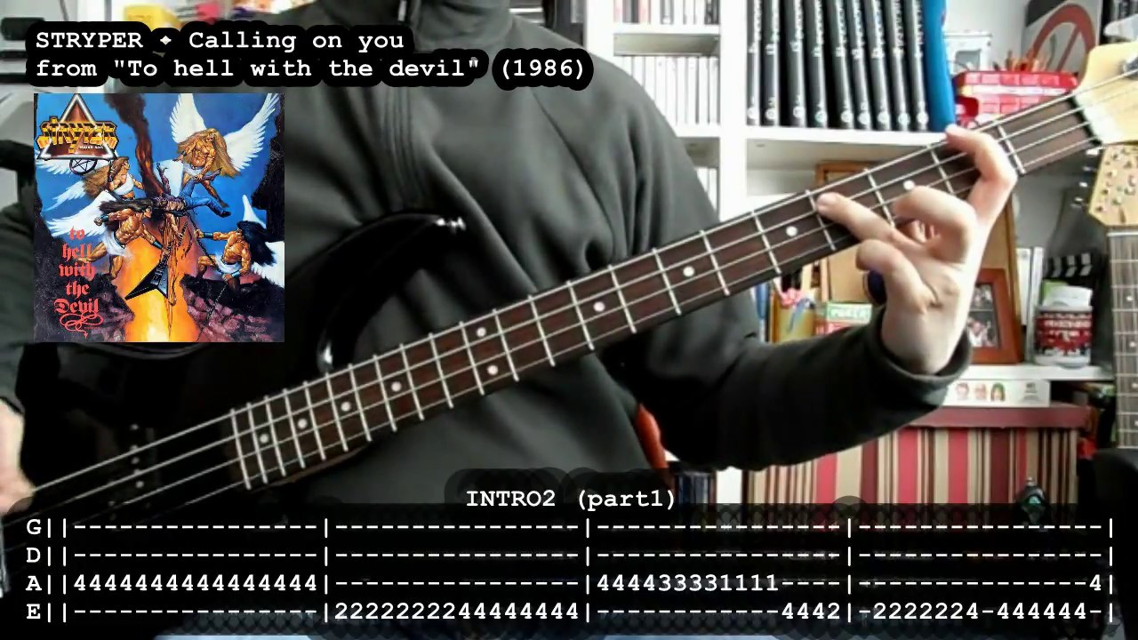 STRYPER - Calling on you (bass cover w/ Tabs) - YouTube