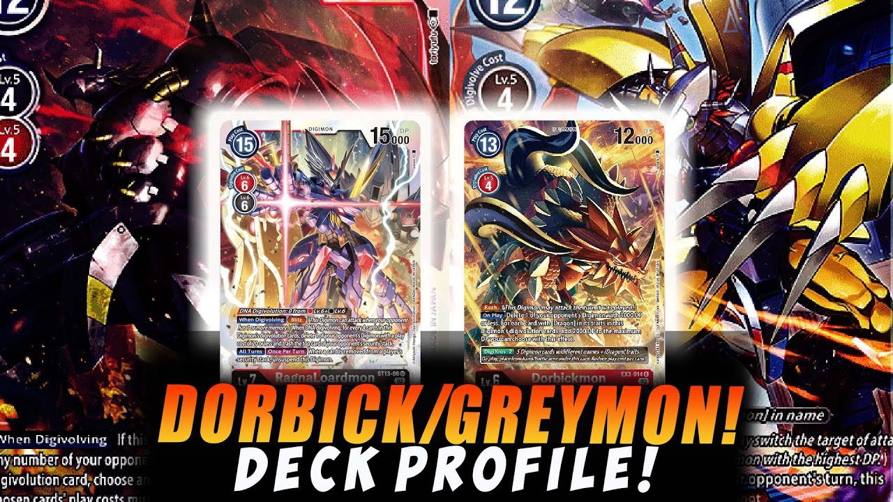 GREYMON TRIBAL IS STILL BROKEN IN BT13! Digimon Dorbick/Ragna/Greymon ...