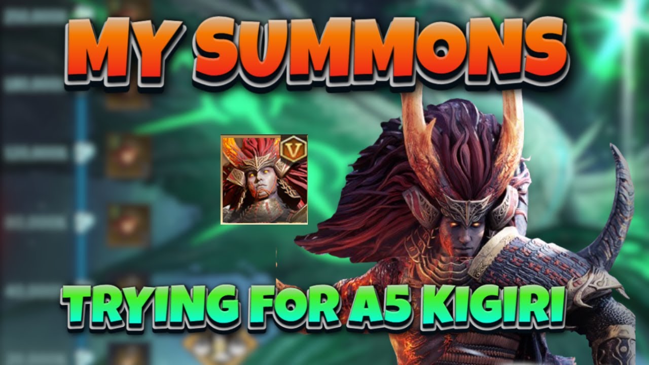 My Summons Trying to Get A5 Kigiri & Pity Manipulation for Draelyn ...