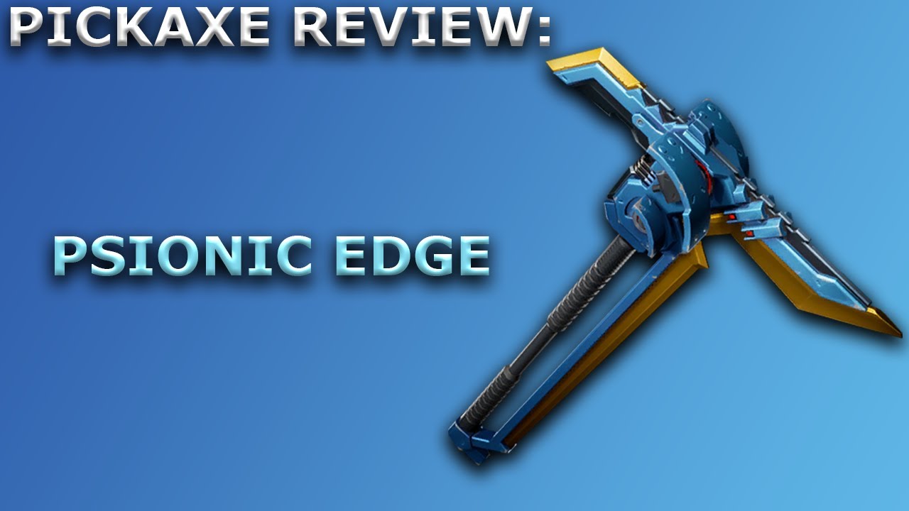 Psionic Edge Pickaxe Review + Sound Showcase! ~ Fortnite Battle Royale ...