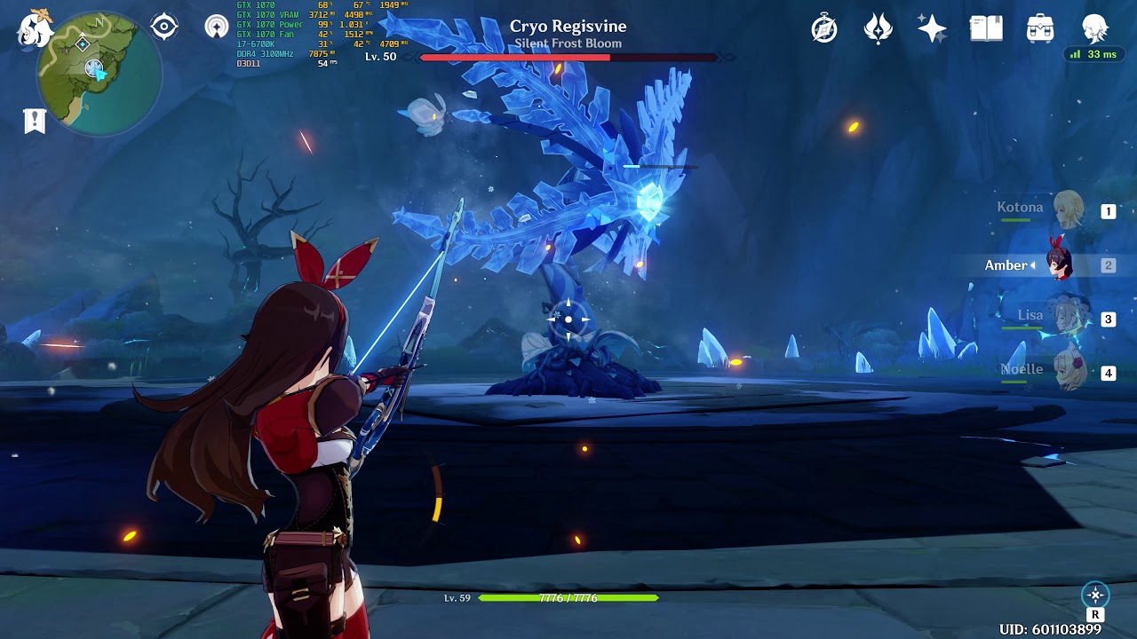 Genshin Impact (PC V1.0) - Cyro Regisvine (4K60) - YouTube