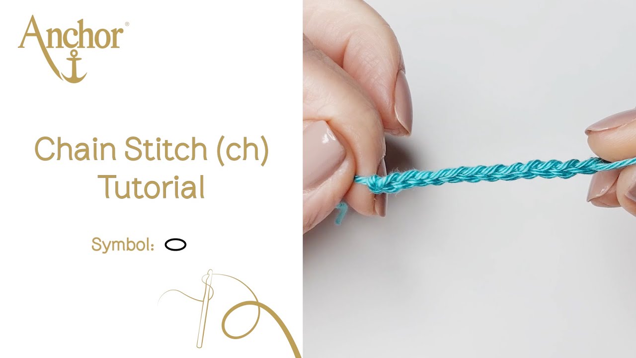 How to crochet – Chain stitch (ch) tutorial video for beginners - YouTube