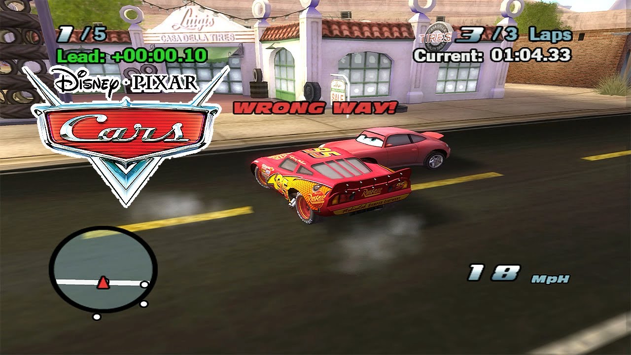 DISNEY-PIXAR CARS PS2: GAMEPLAY - MCQUEEN & MATER - 1440P - YouTube